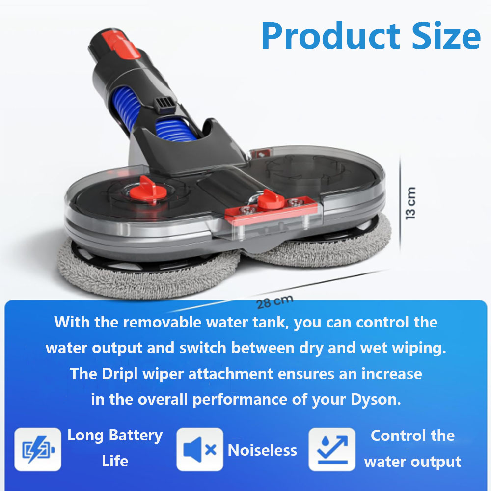 Aegtek | Dripl Mop Attachment For Dyson V7/V8/V10/V11/V15 Vacuum ...